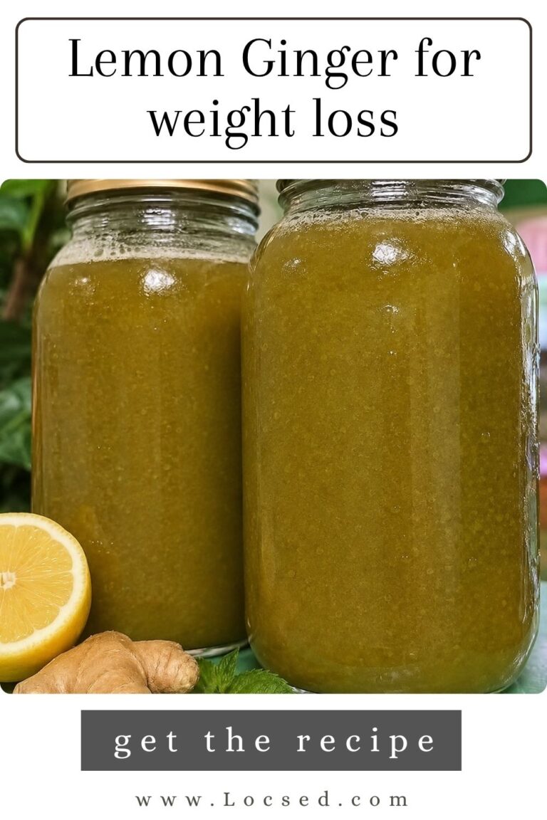 Lemon Ginger Herbal Drink for weight loss | Locsed